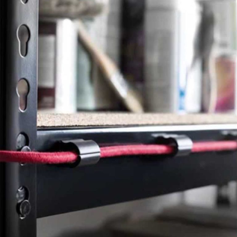 D-Wings kabelgeleiders groot zwart 12 stuks | Cable Solutions