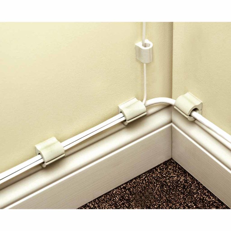 D-wings kabelgeleider klein crème wit 12 stuks | Cable Solutions